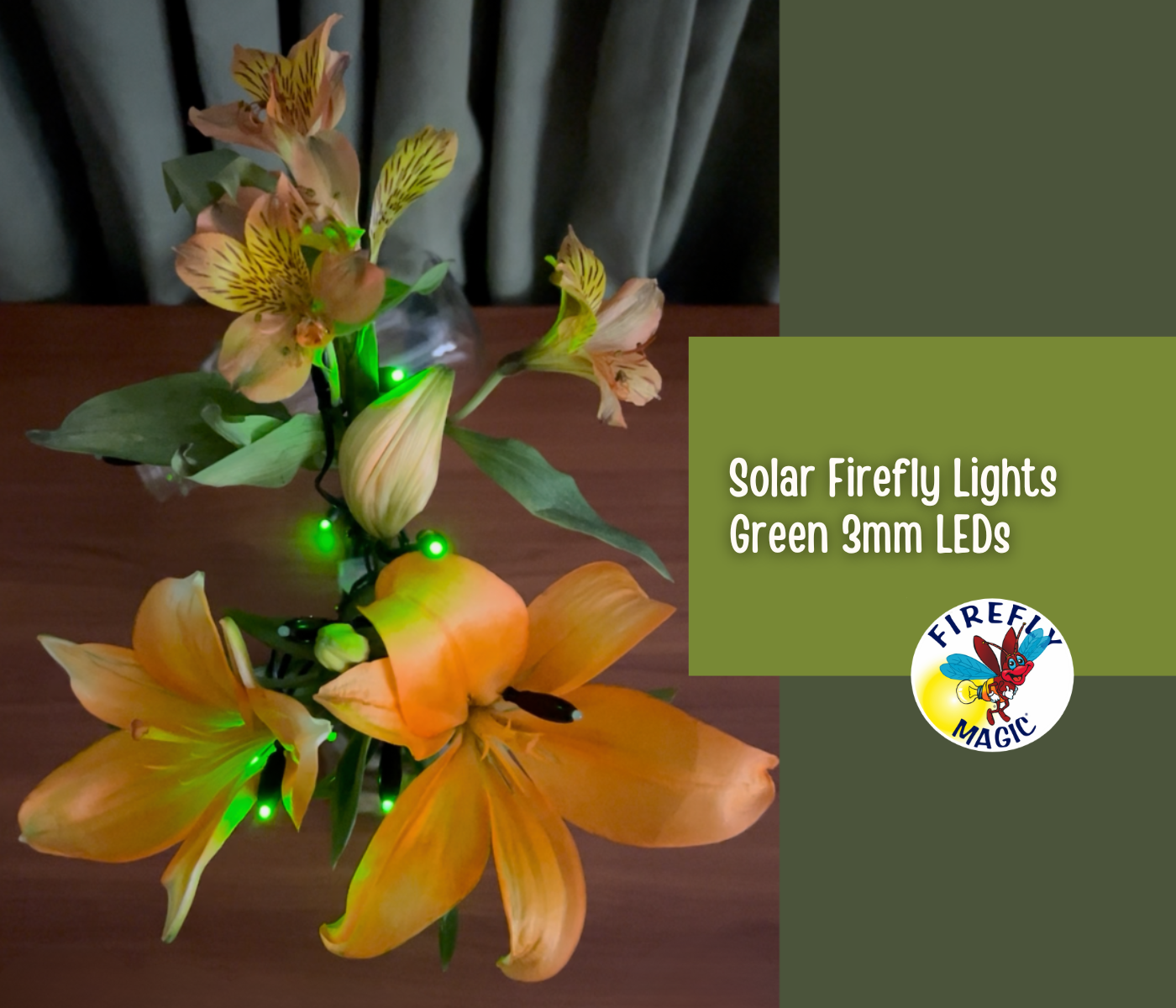Solar Outdoor LED Fairy Lights | Firefly Outdoor Lights | Firefly Magic